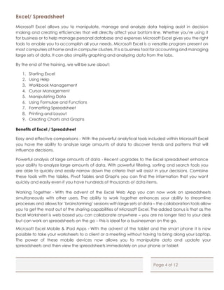 Excel training brochure v0.01