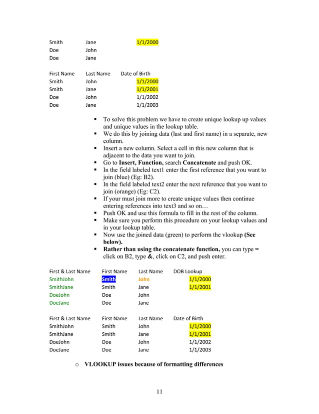Intermediate - Microsoft Excel Training Handout | DOC | Computing | Technology & Computing