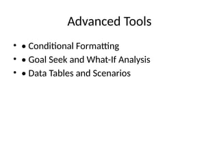 Excel_Training_PPT to learn very easy and good | PPTX