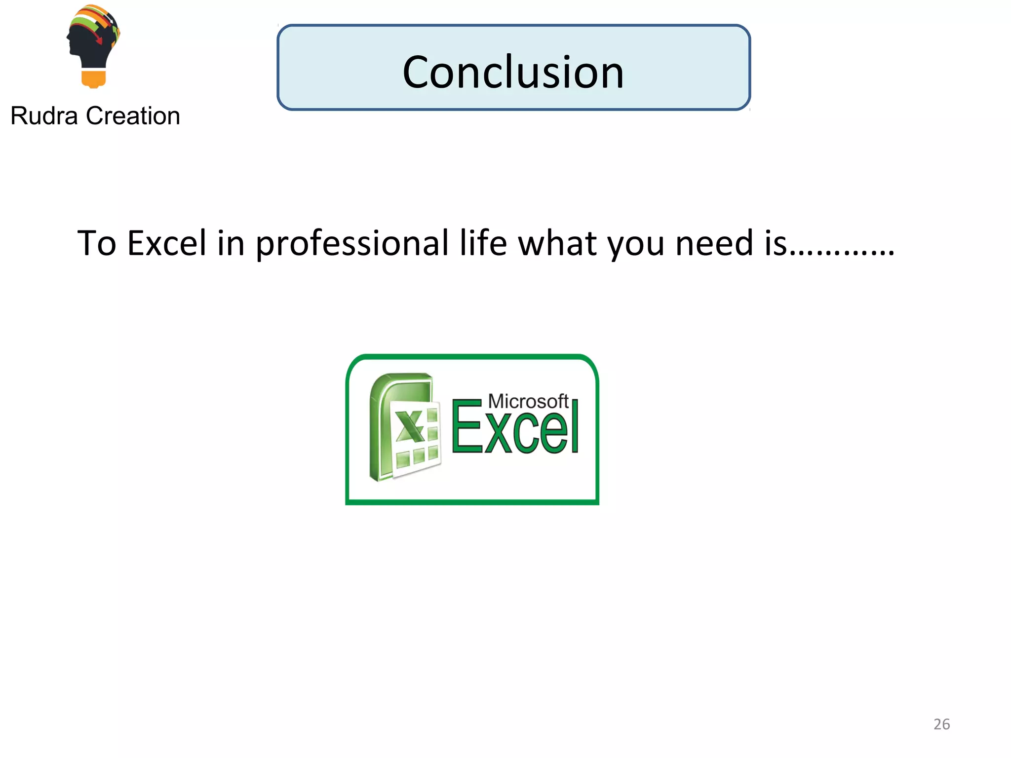 Excel training | PPT