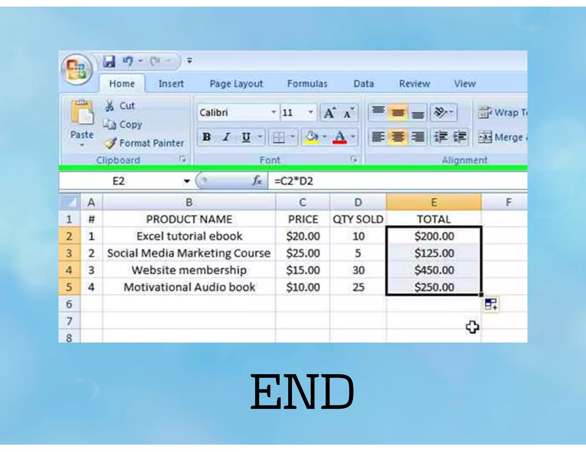 Excel tutorial | PPT