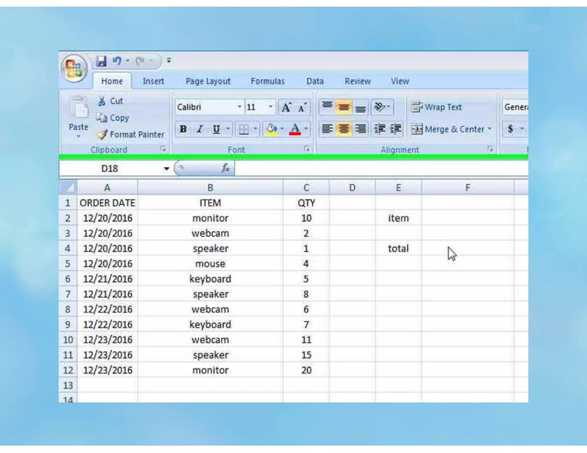 Excel tutorial | PPT