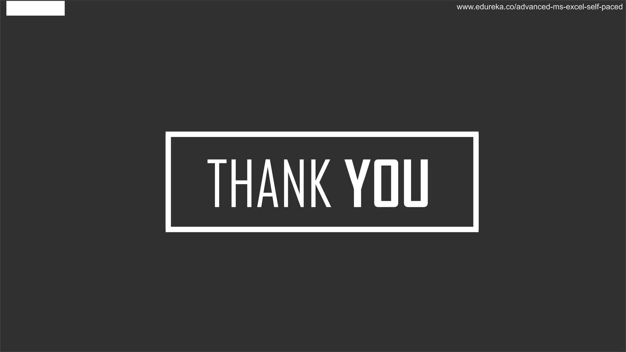 Excel Tutorial | Edureka | PPT