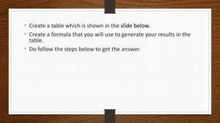 How to create Sum Function | PPT