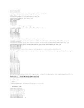 Quick Development and Deployment of Industrial Applications using Excel/VBA, IMPL and CPLEX | PDF