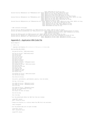 Quick Development and Deployment of Industrial Applications using Excel/VBA, IMPL and CPLEX | PDF