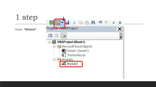 Excel vba ch0 | PPTX
