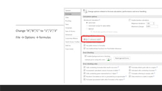 Excel vba ch0 | PPTX