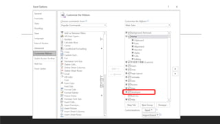 Excel vba ch0 | PPTX