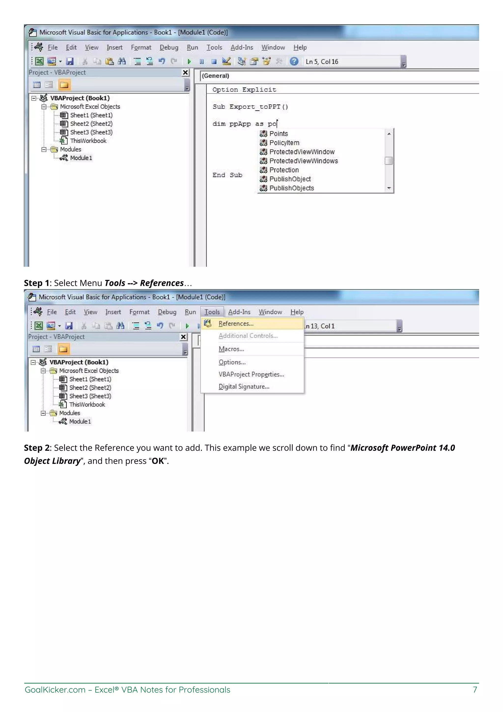 Excel vba notesforprofessionals | PDF