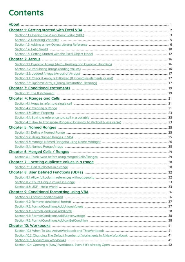 Excel vba notesforprofessionals | PDF