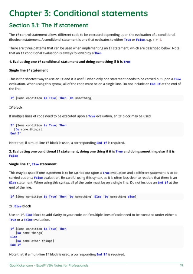 Excel vba notesforprofessionals | PDF
