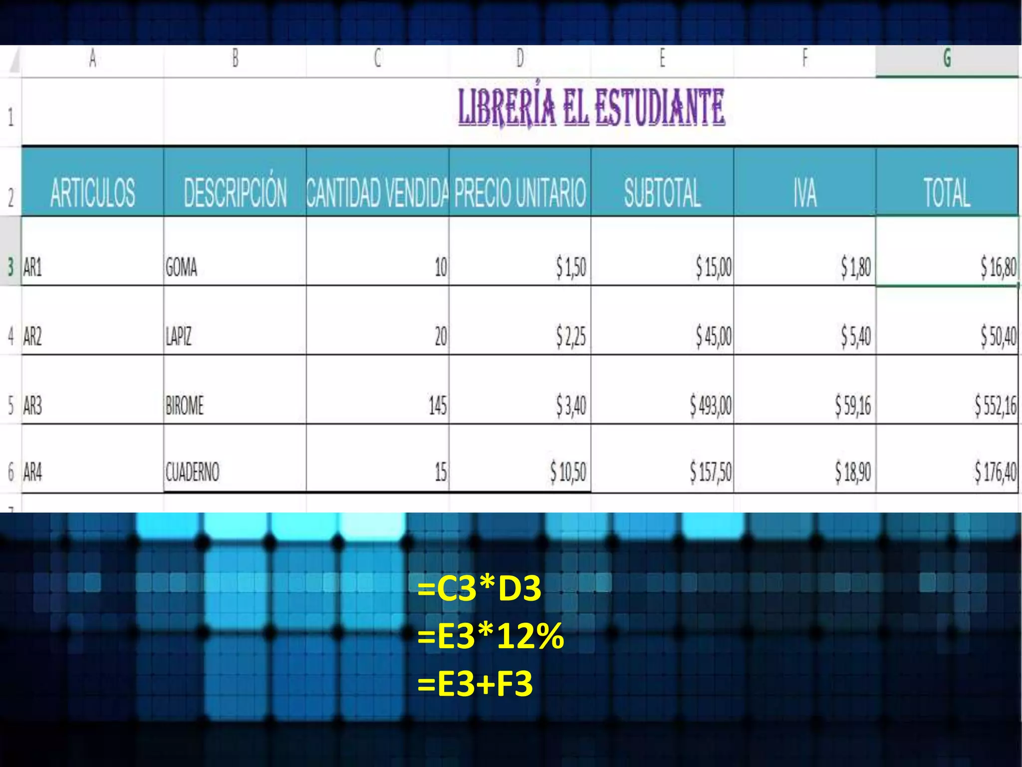 Excel Ejercicios. | PPT
