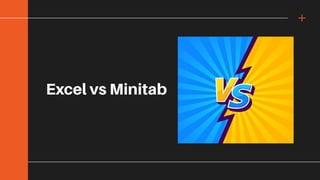 Excel vs minitab which is more powerful | PPT