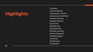 Excel vs Minitab: Which is more powerful | PDF