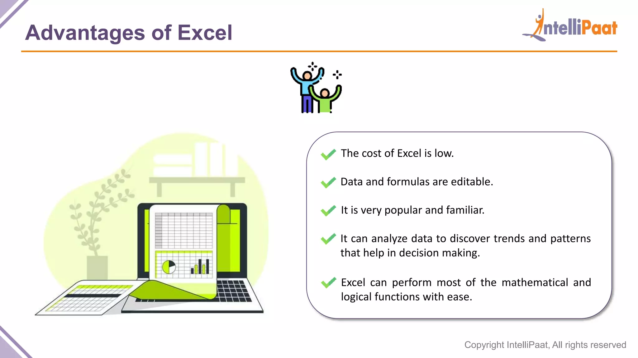 Tableau Vs Excel Difference Between Tableau Vs Excel Excel Vs Tableau Intellipaat Ppt