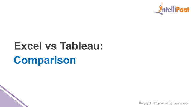 Tableau vs Excel | Difference Between Tableau vs Excel | Excel vs ...