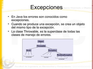 Excepciones | PPT | Programming Languages | Computing