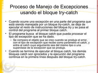 Excepciones en java | PPT