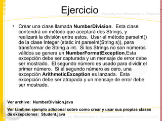Excepciones en java | PPT