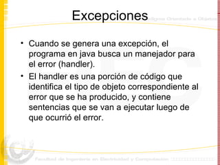 Excepciones en java | PPT