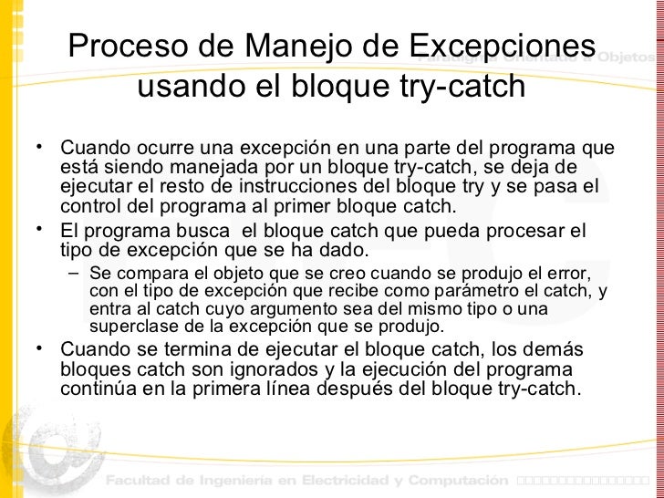 Excepciones en java