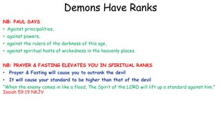 Except by Prayer & Fasting | PPT