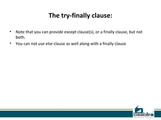 Exception Handling | PPT
