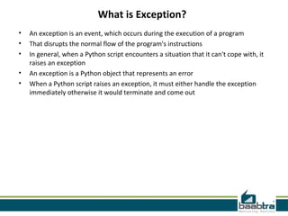 Exception Handling | PPT