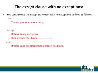 Exception Handling | PPT