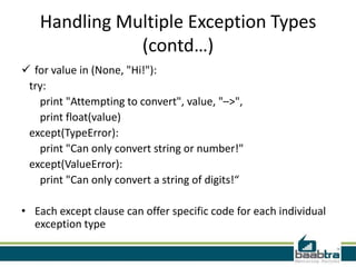Exception handling | PPT