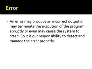 exception-handling-in-java.ppt | Programming Languages | Computing