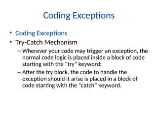 Exception Handling ppt slide presentation | PPT