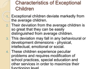 Exceptional children | PPT