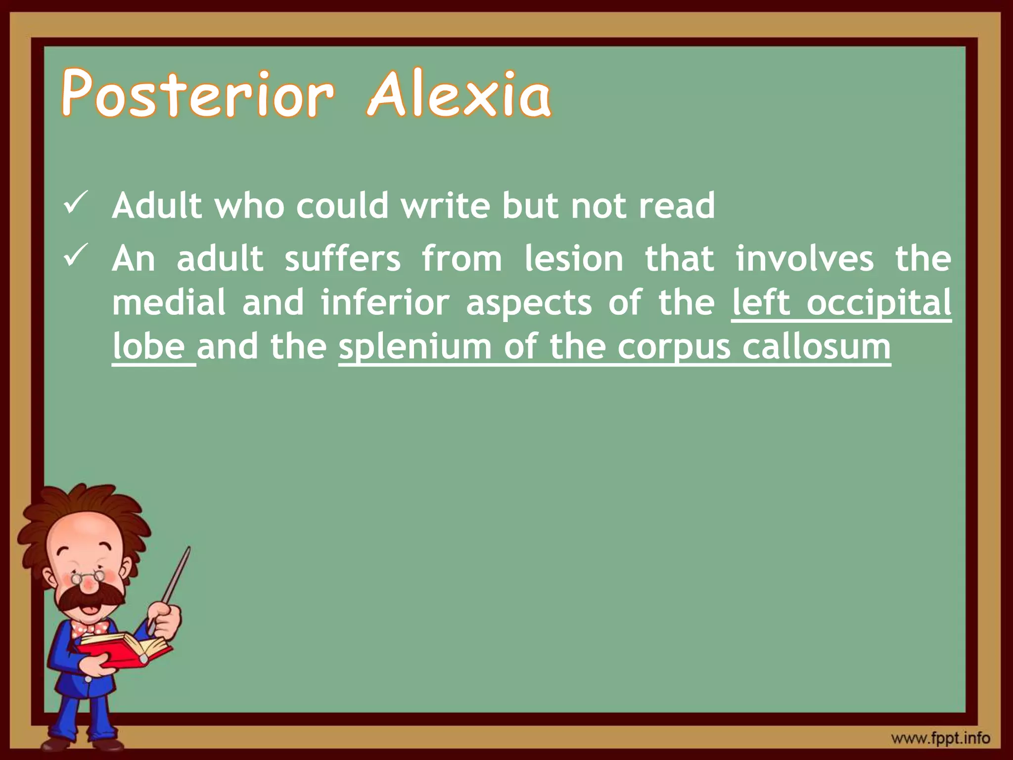 Exceptional Development - Aphasia and Dyslexia | PPTX