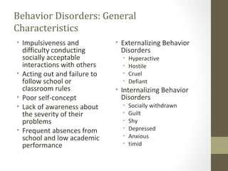 Exceptionalities | PPT