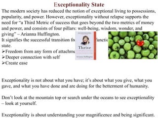 Exceptionality without relapse | PPTX