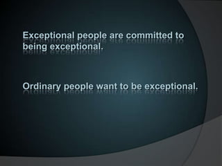Exceptional people | PPTX