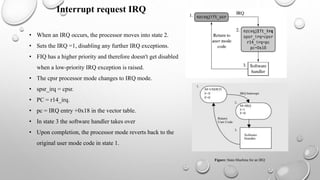 ARM Exception and interrupts | PPTX