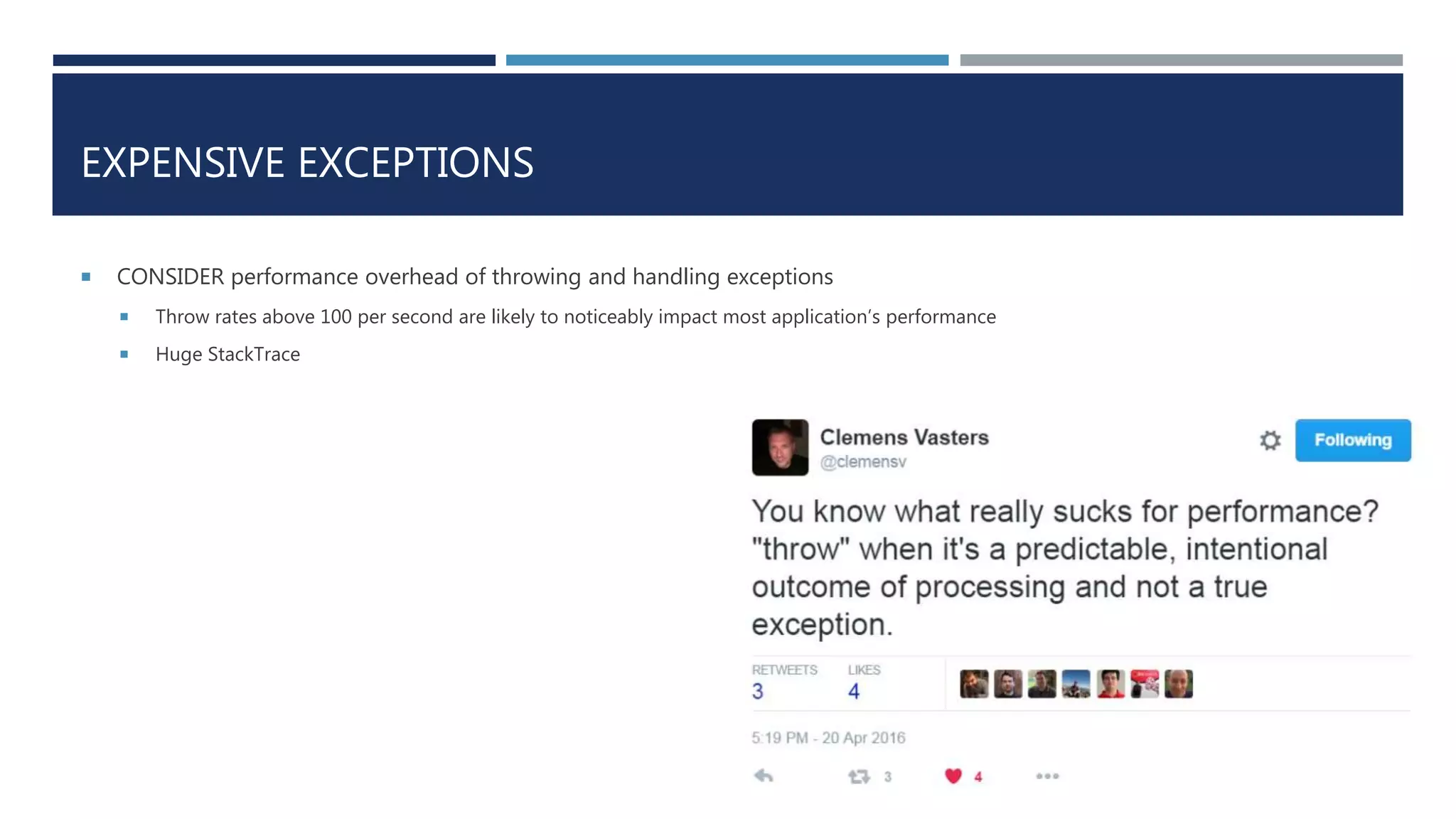 Exception Guidelines In C Ppt
