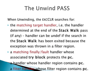 Exception Handling Mechanism in .NET CLR | PPT