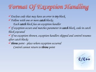Exception handling | PPTX