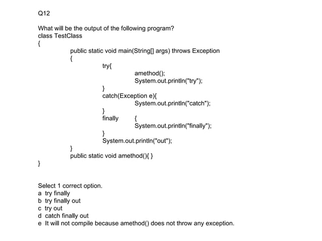 Exception handling | PPT