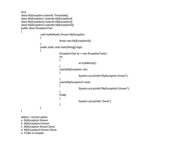 Exception handling | PPT