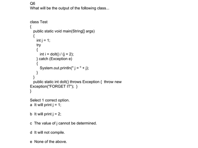 Exception handling | PPT
