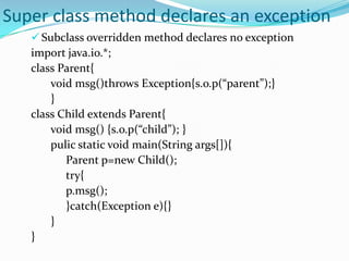 Exception Handling | PPTX | Programming Languages | Computing