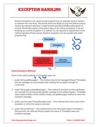 Exception handling | PDF