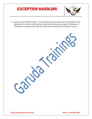 Exception handling | PDF