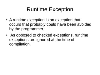 Exception handling | PPT
