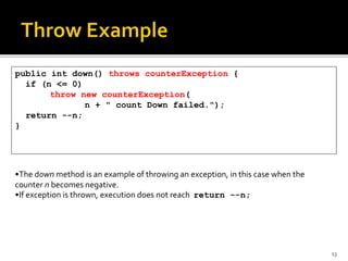 Exception handling | PPTX